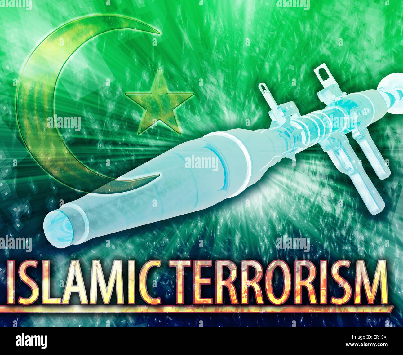 Abstract background digital collage concept illustration Islamic ...