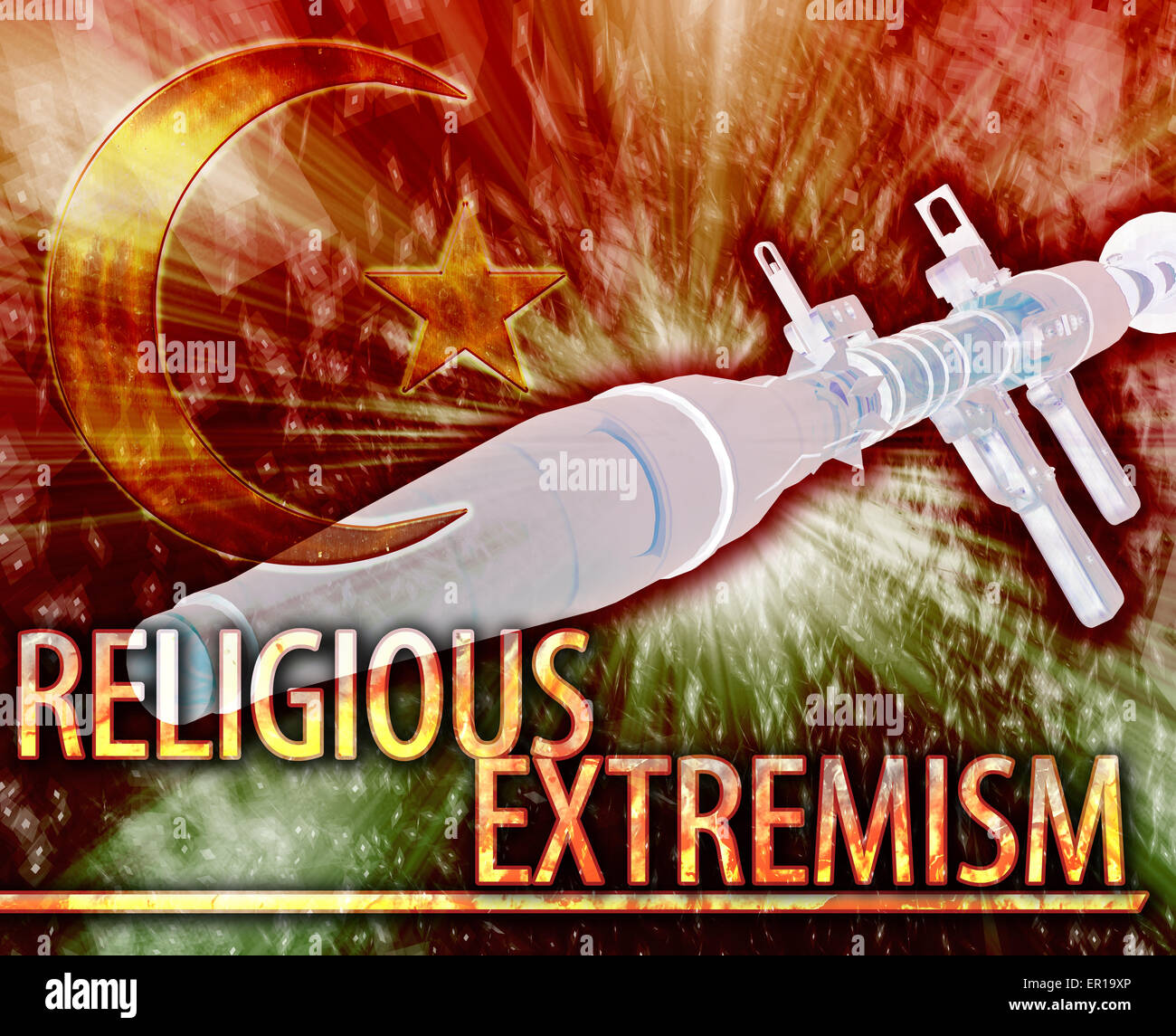 Abstract background digital collage concept illustration religious ...