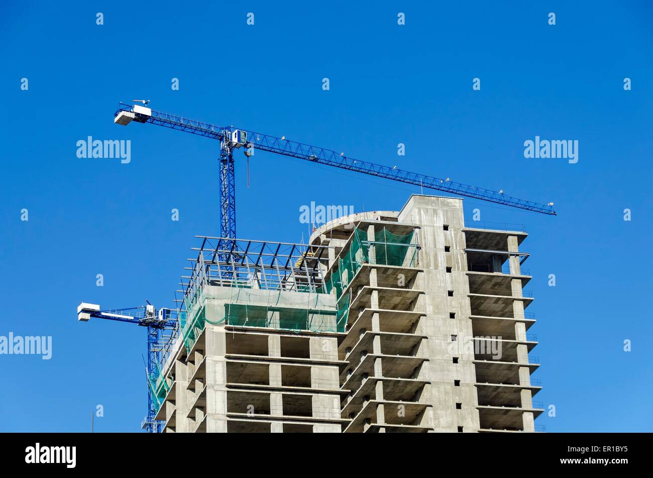 Modern building in construction at Sofia city, Bulgaria Stock Photo - Alamy