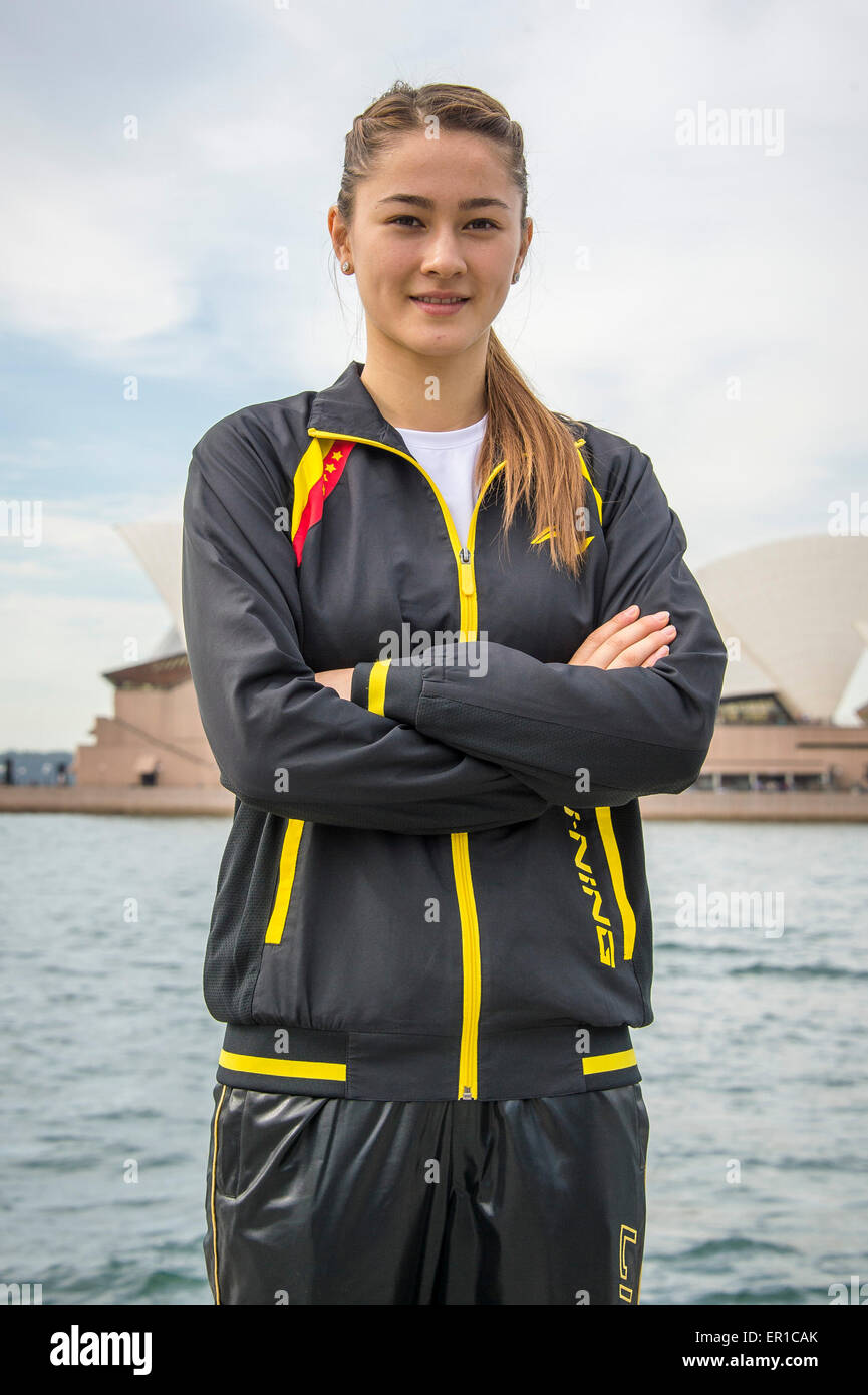 Sydney, Australia. 25th May, 2015. Gronya Somerville of Australia poses ...