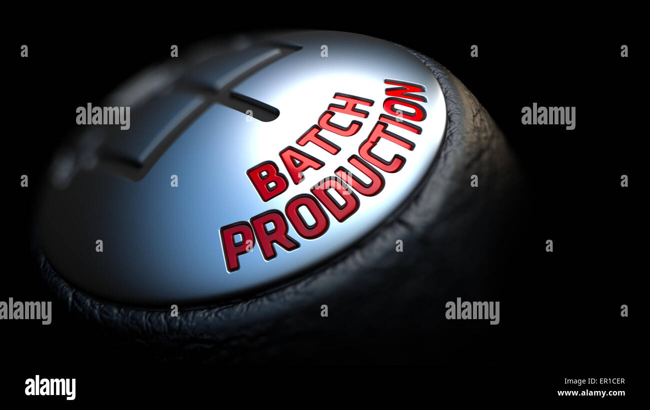 Batch Production on Gear Shift Stock Photo - Alamy