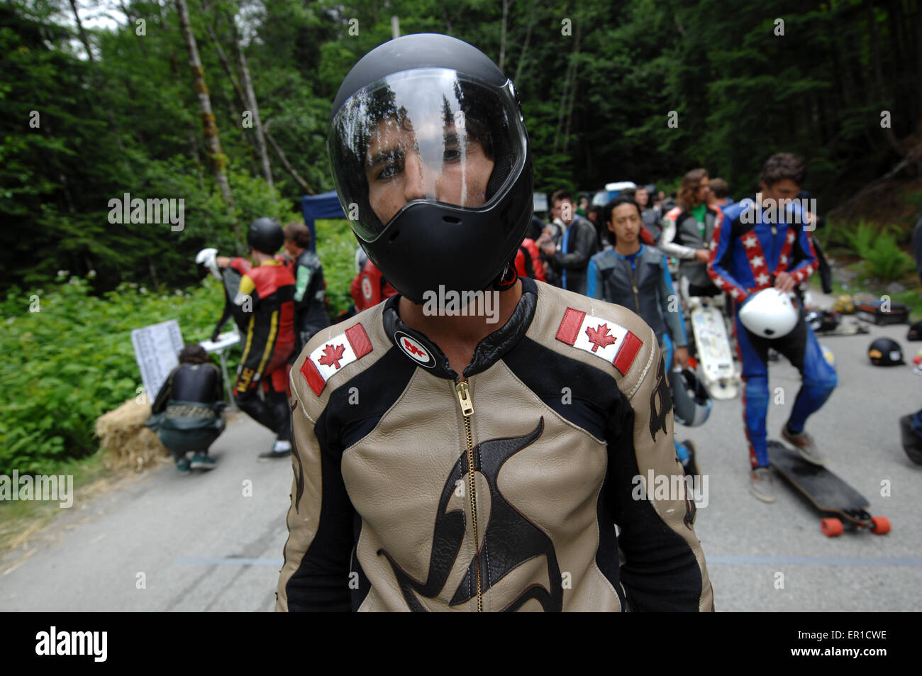 Squamish, Canada. 24th May, 2015. Kevin Reimer of Canada poses during ...