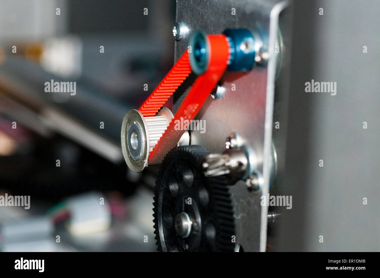 detail of a cog belt Stock Photo - Alamy