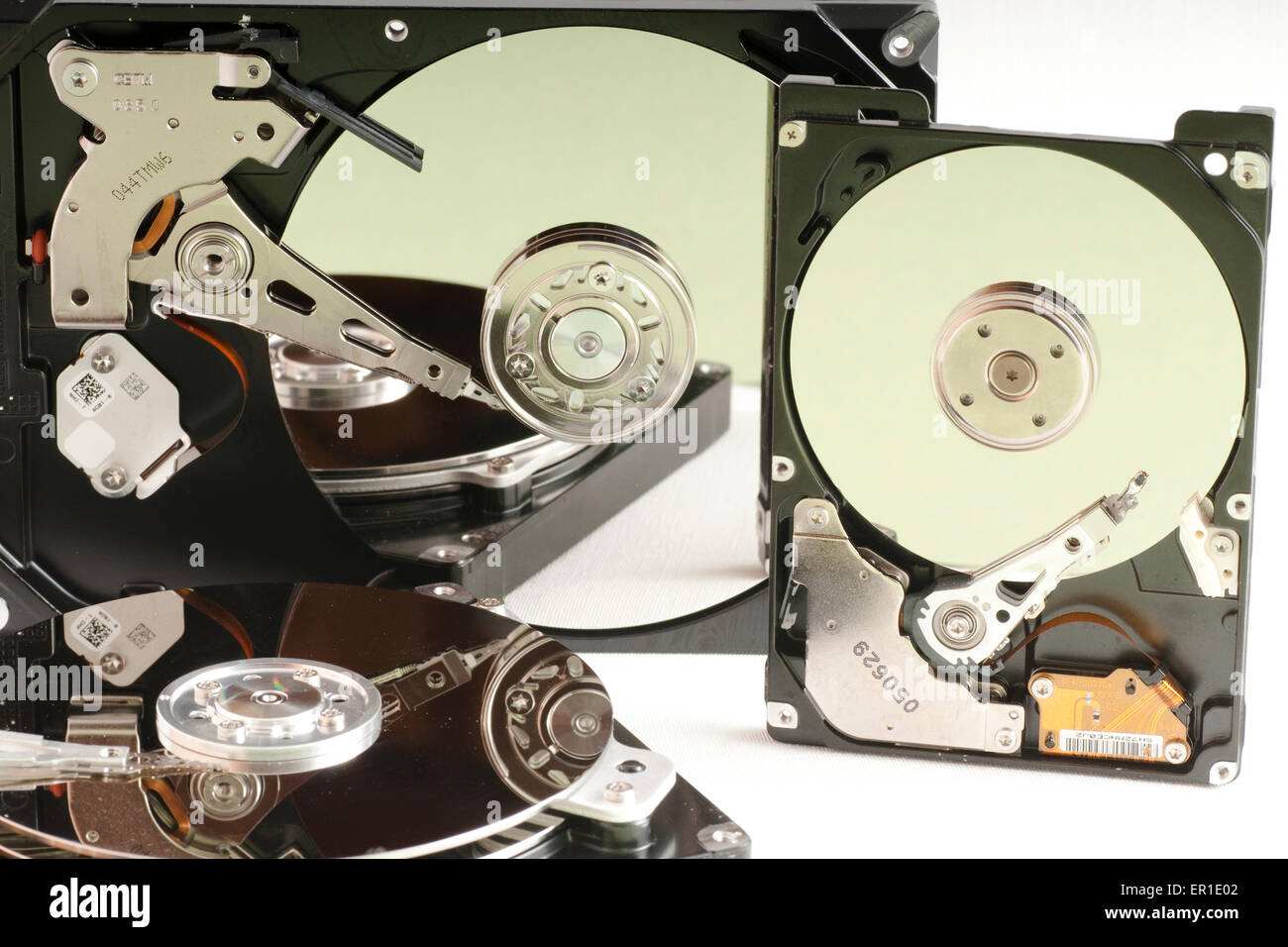 details of hard disk drive open Stock Photo - Alamy