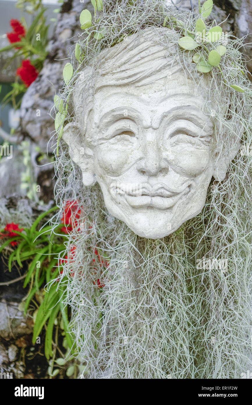 Mask on White Temple, Chiang Rai Stock Photo - Alamy
