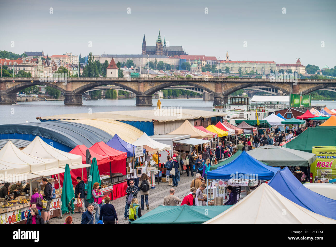 Naplavka prague hi-res stock photography and images - Alamy