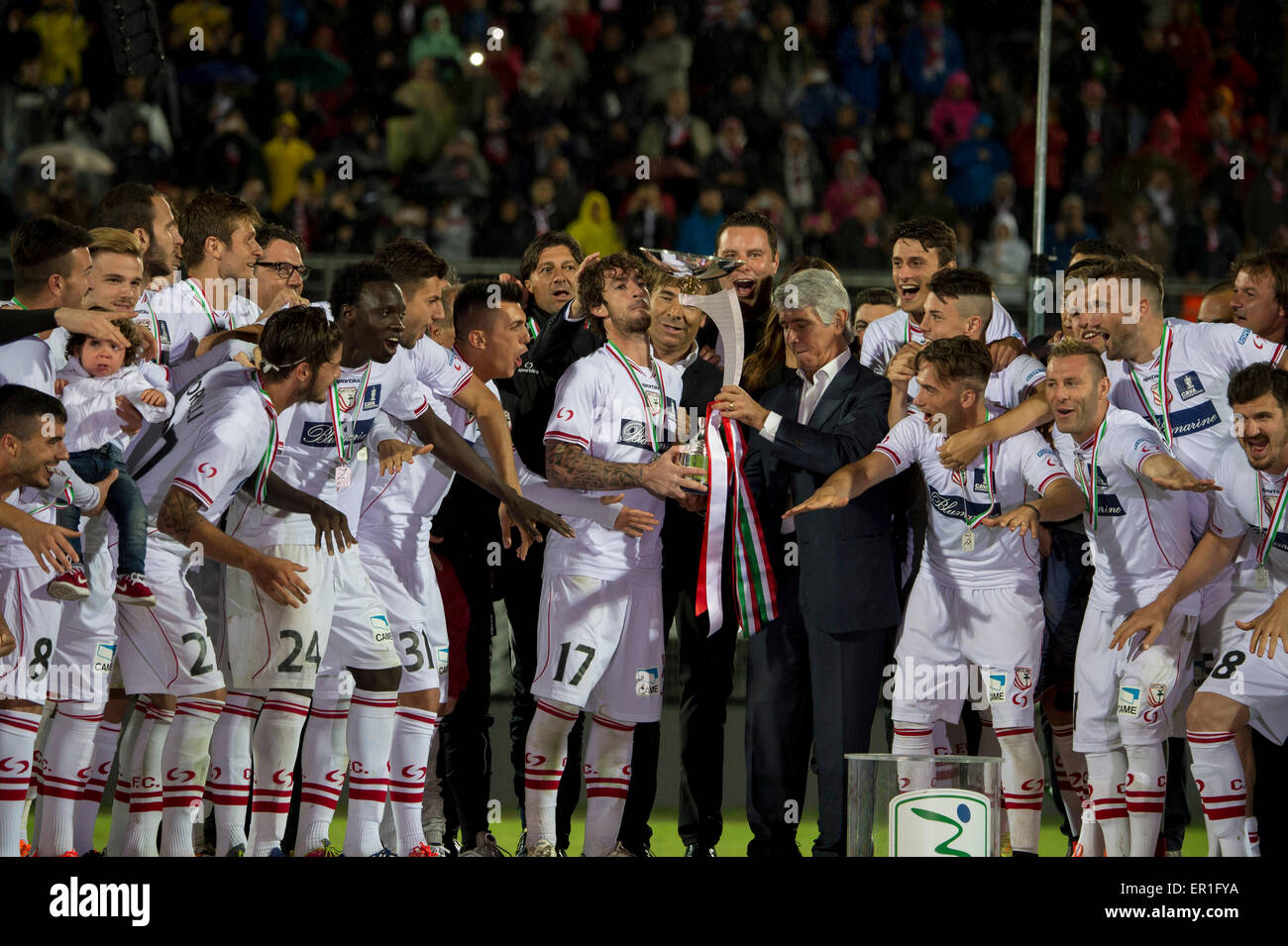 Carpi, Italy. 22nd May, 2015. Carpi team group Football/Soccer ...