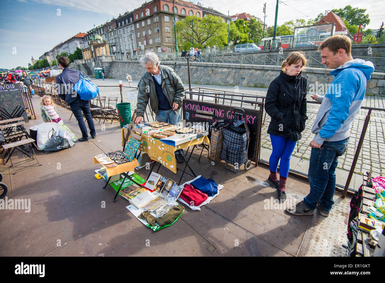 Flea market, Prague, Czech Republic, Europe Stock Photo - Alamy