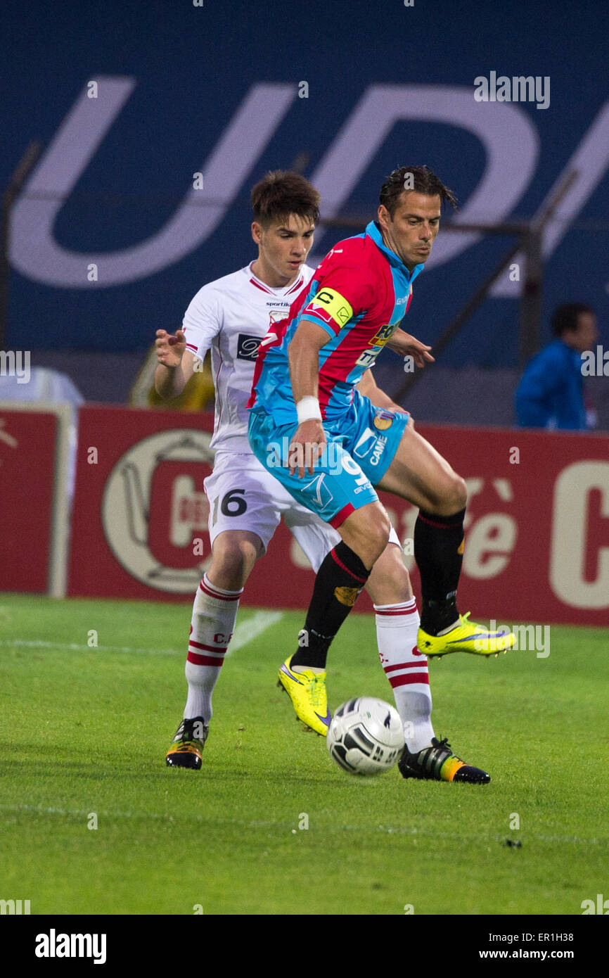 Carpi, Italy. 22nd May, 2015. Daniele Sarzi Puttini (Carpi), Emanuele ...