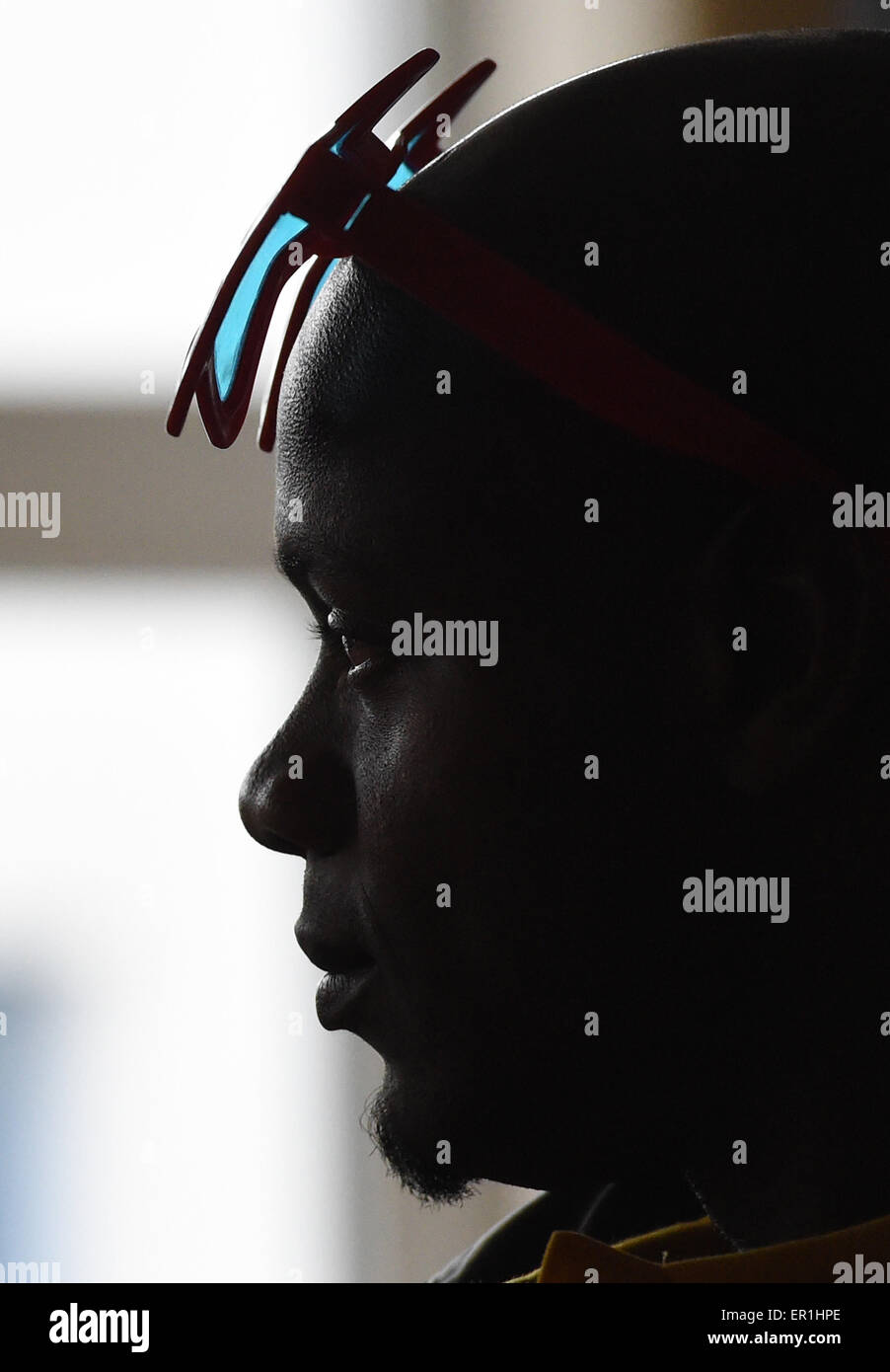 Ostrava, Czech Republic. 23rd May, 2015. Jamaican sprinter Asafa Powell ...