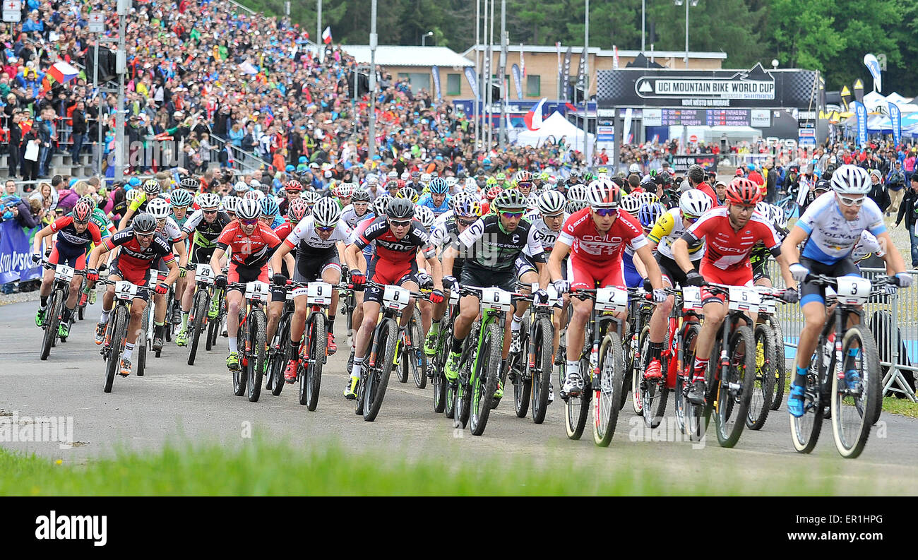 Nove Mesto na Morave, Czech Republic. 24th May, 2015. The men´s ...