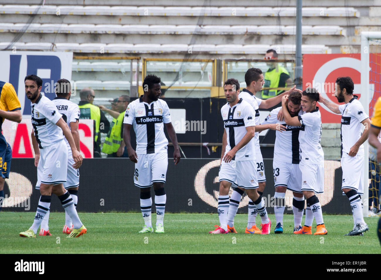 Parma, Italy. 24th May, 2015. Parma team group Football/Soccer ...
