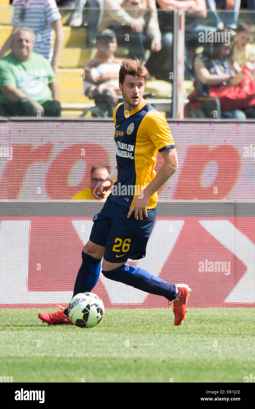 Parma, Italy. 24th May, 2015. Jacopo Sala (Hellas) Football/Soccer : Italian "Serie A" match ...