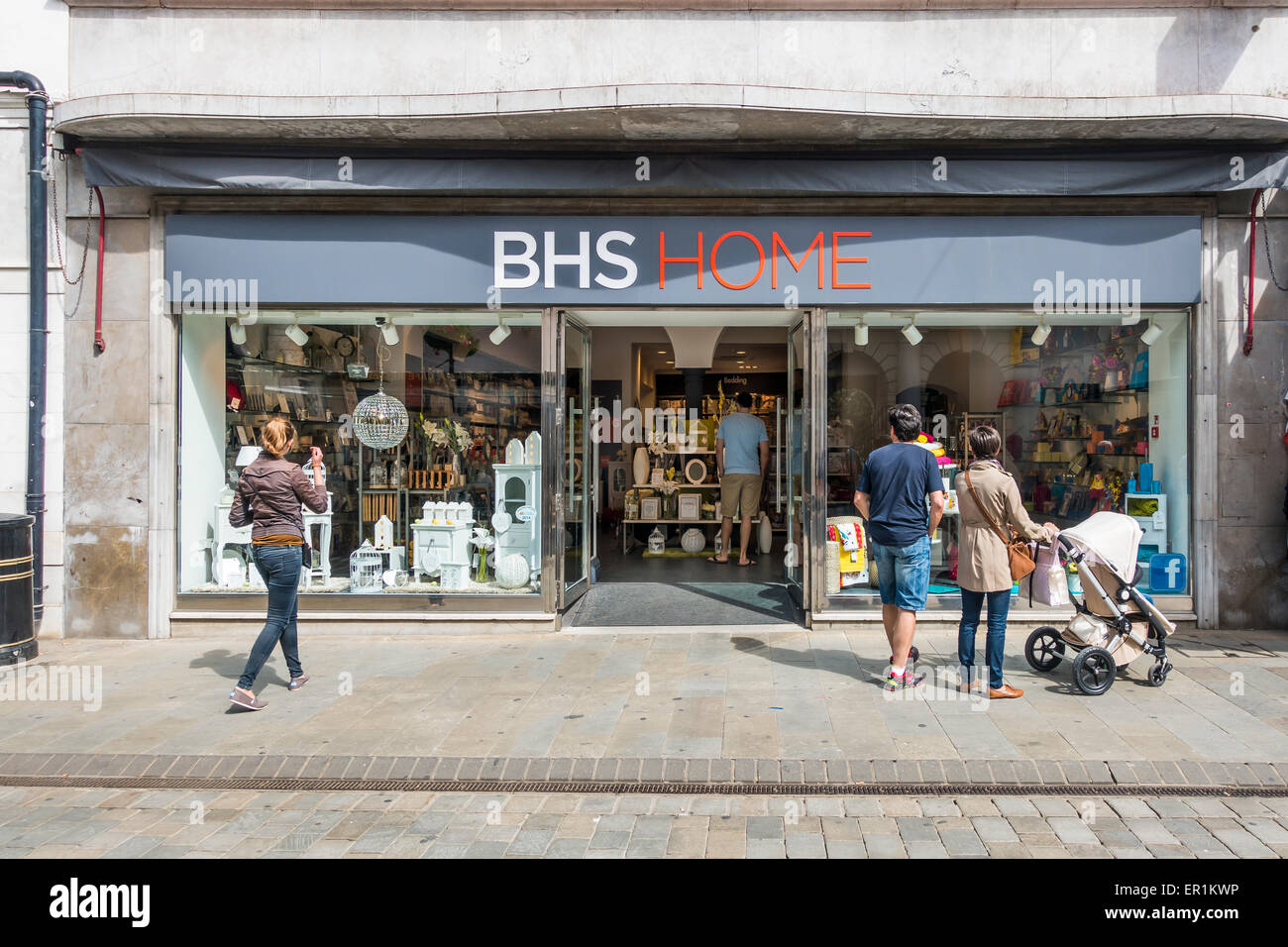BHS Home Store Main Street Gibraltar Stock Photo - Alamy