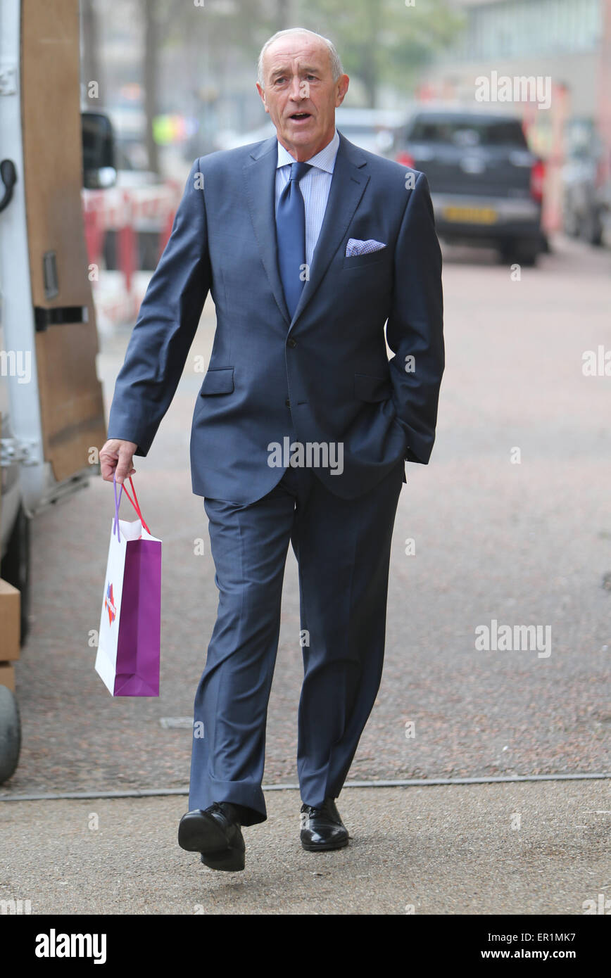 Len Goodman outside ITV Studios Featuring: Len Goodman Where: London ...