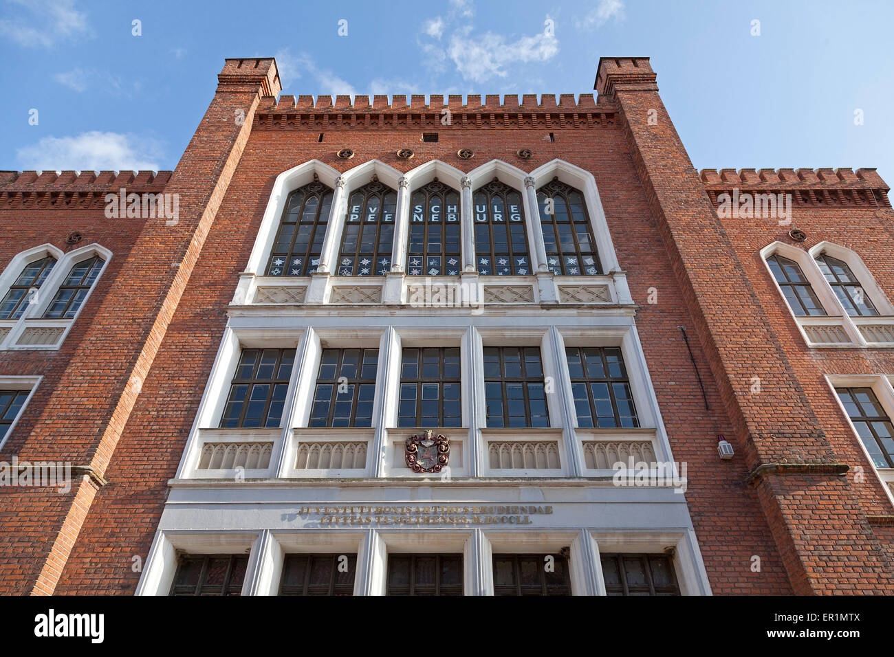 protestant school, Anklam, Mecklenburg-West Pomerania, Germany Stock ...