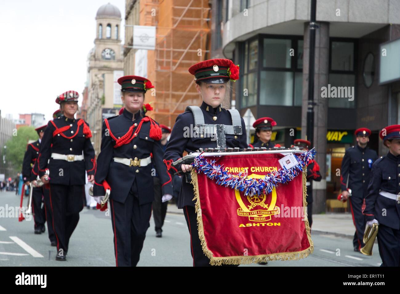 Manchester UK 25th May 2015 The annual Whit Walk from Manchester ...