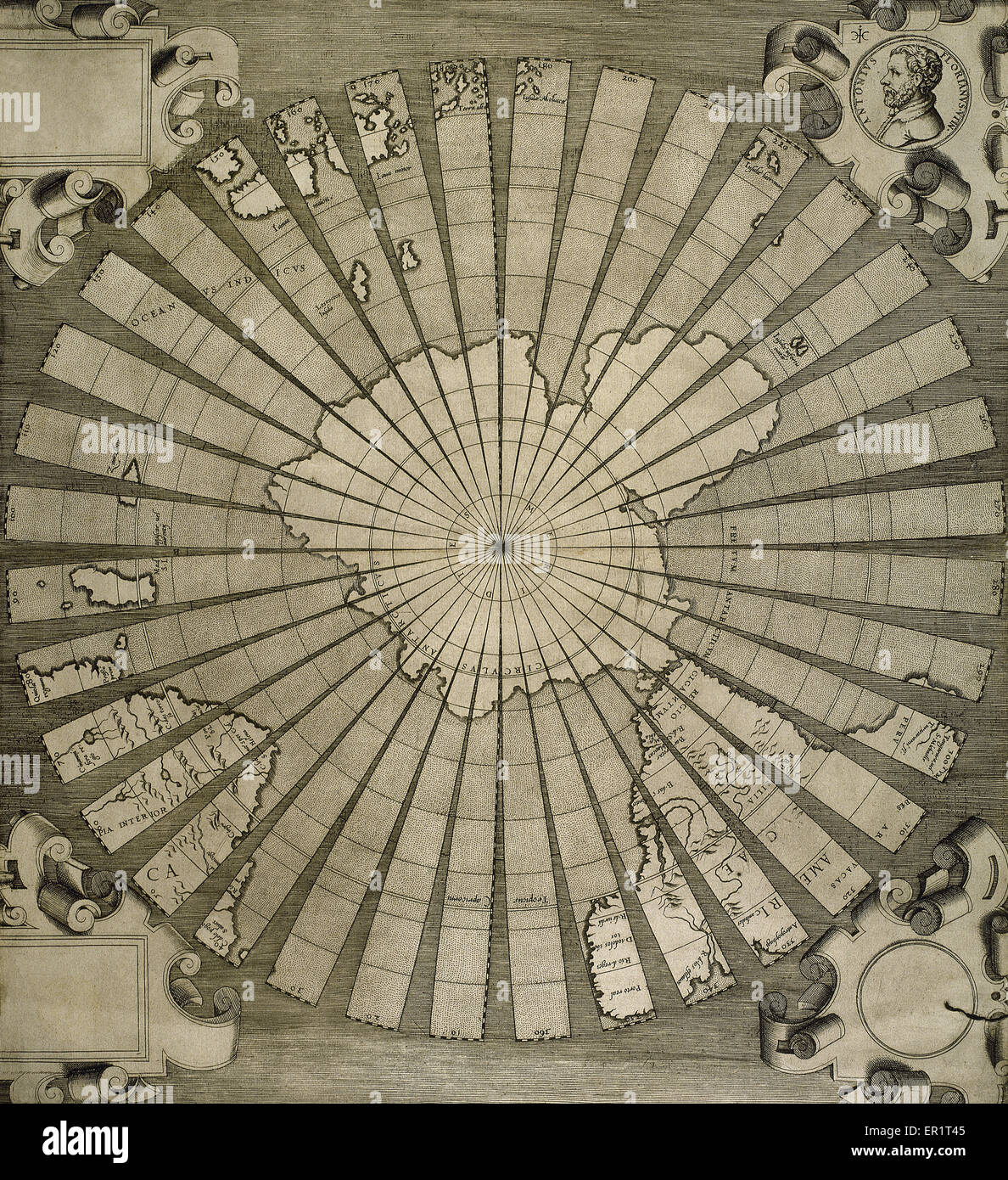 16th century world map hi-res stock photography and images - Alamy