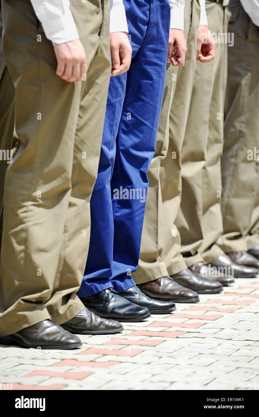 Blue military uniform hi-res stock photography and images - Alamy