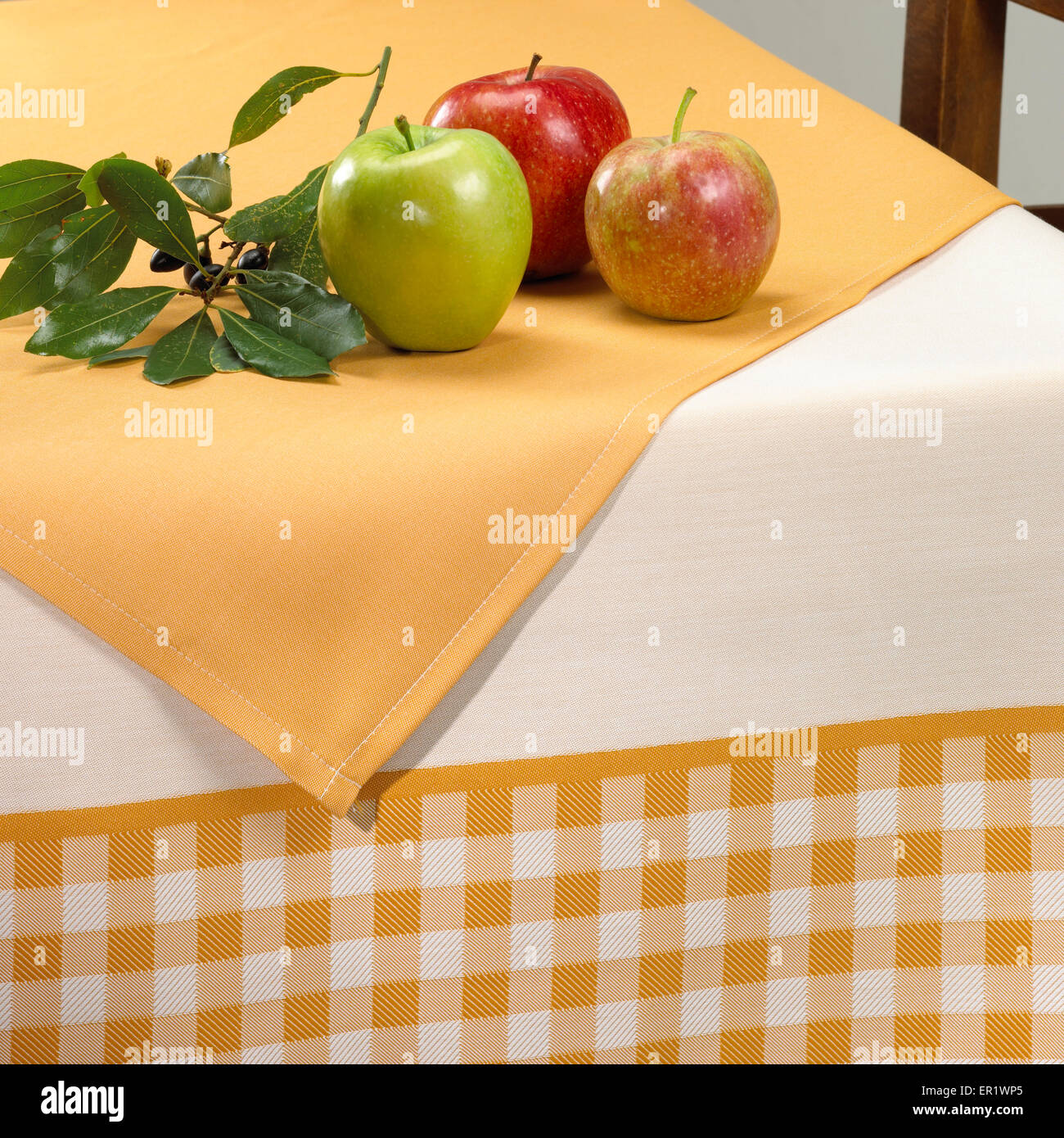 Still life on a tablecloth Stock Photo - Alamy