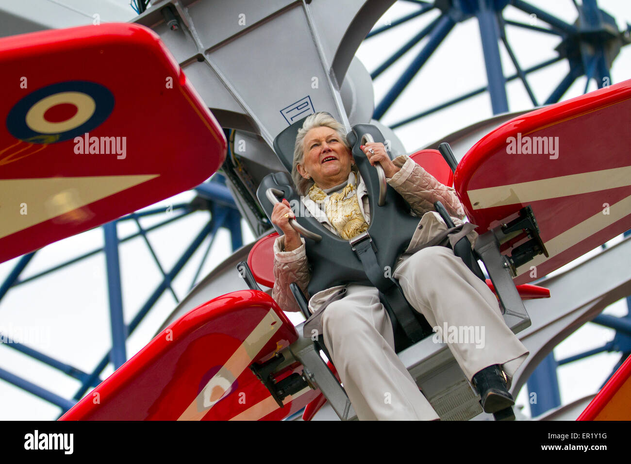 Red Arrow Sky Force Opens Blackpool Pleasure beach amusement Park ...