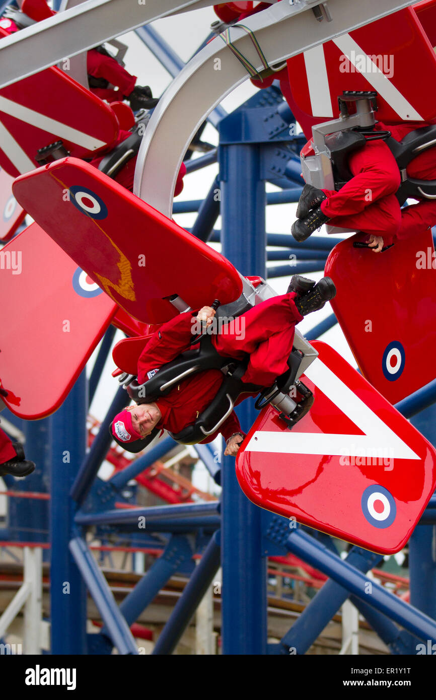 Red Arrow Sky Force Opens Blackpool Pleasure beach amusement Park ...