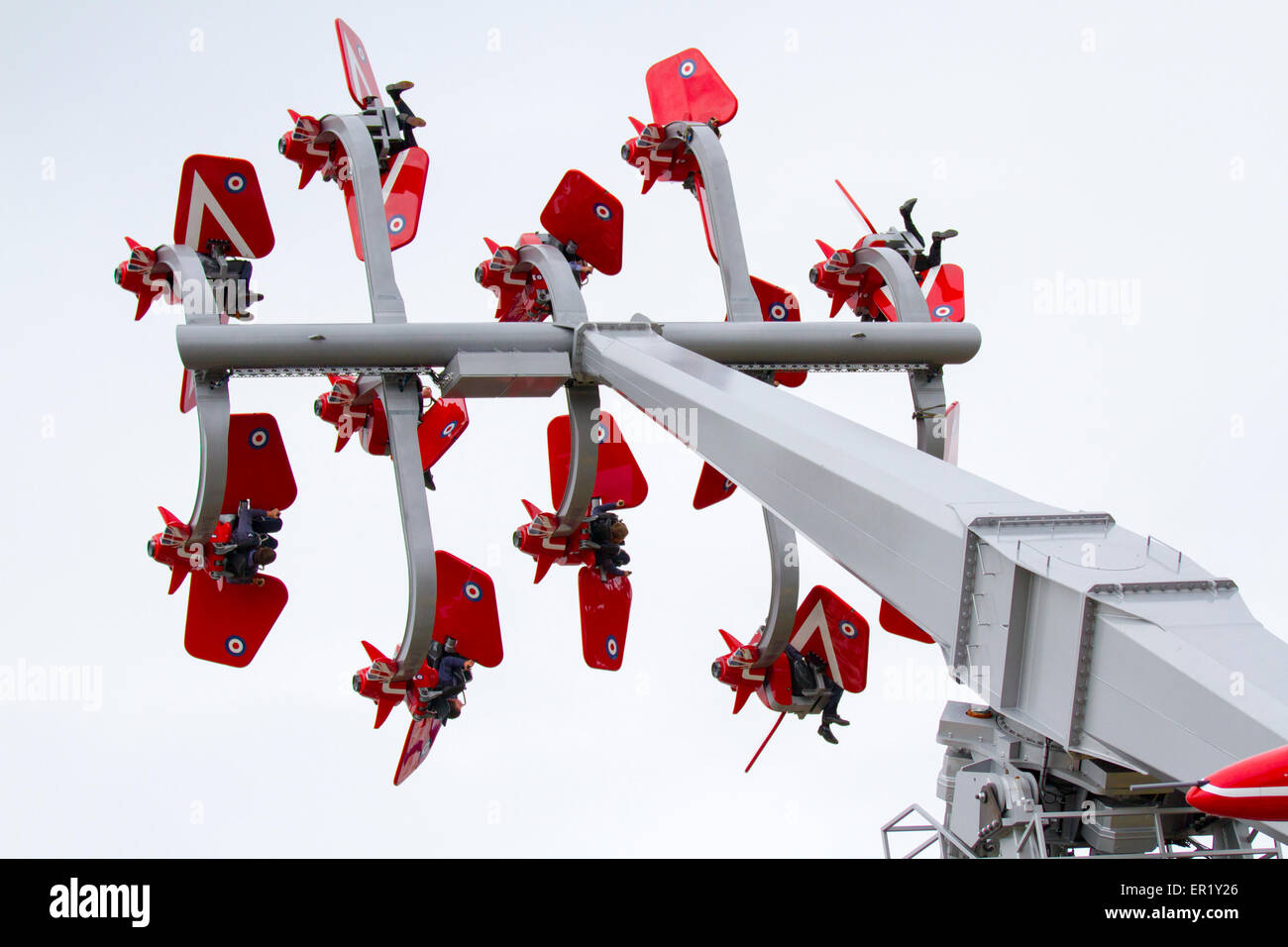 Red Arrow Sky Force Opens Blackpool Pleasure beach amusement Park ...