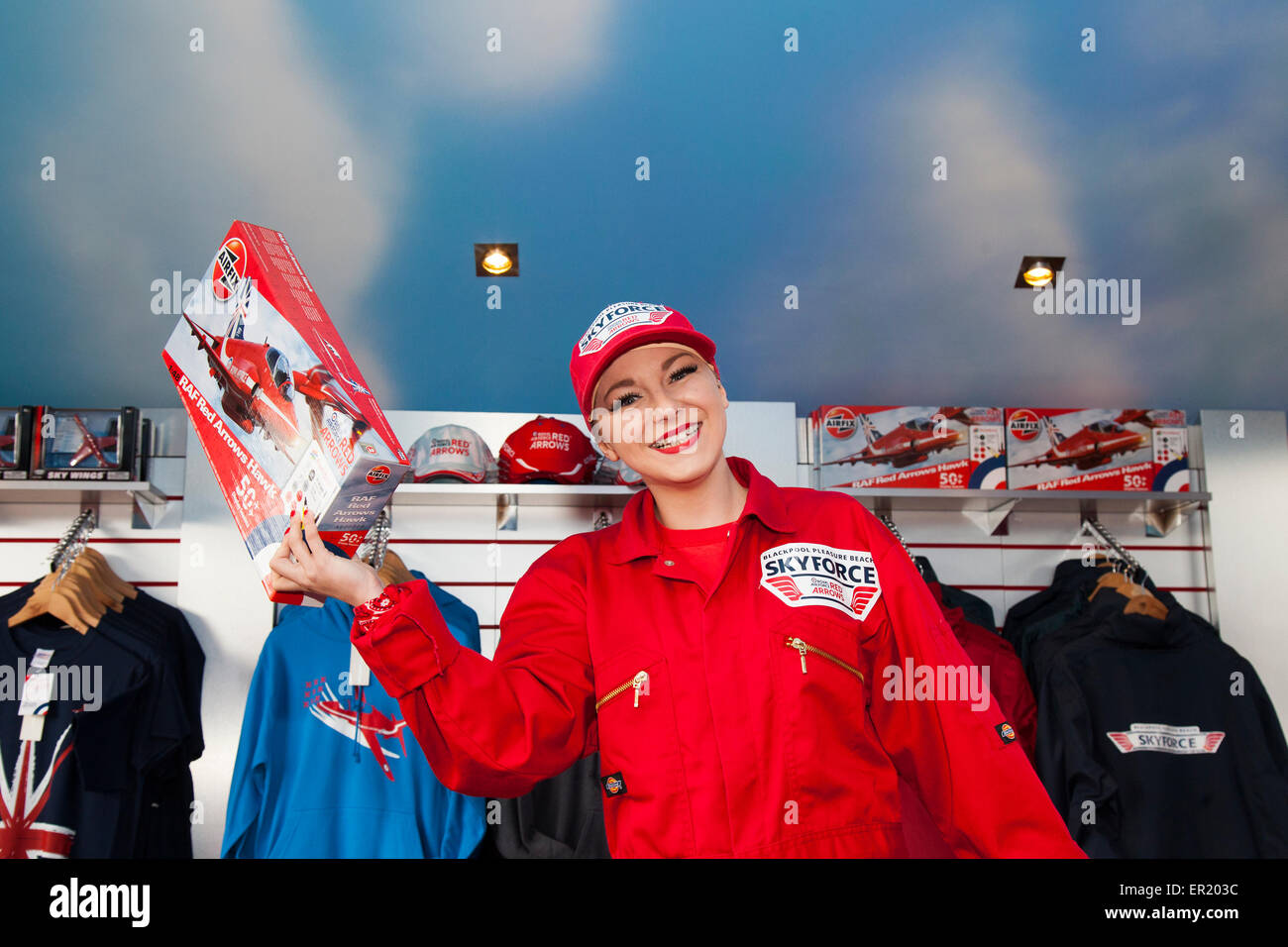 Red Arrow Sky Force Opens Blackpool Pleasure beach amusement Park ...