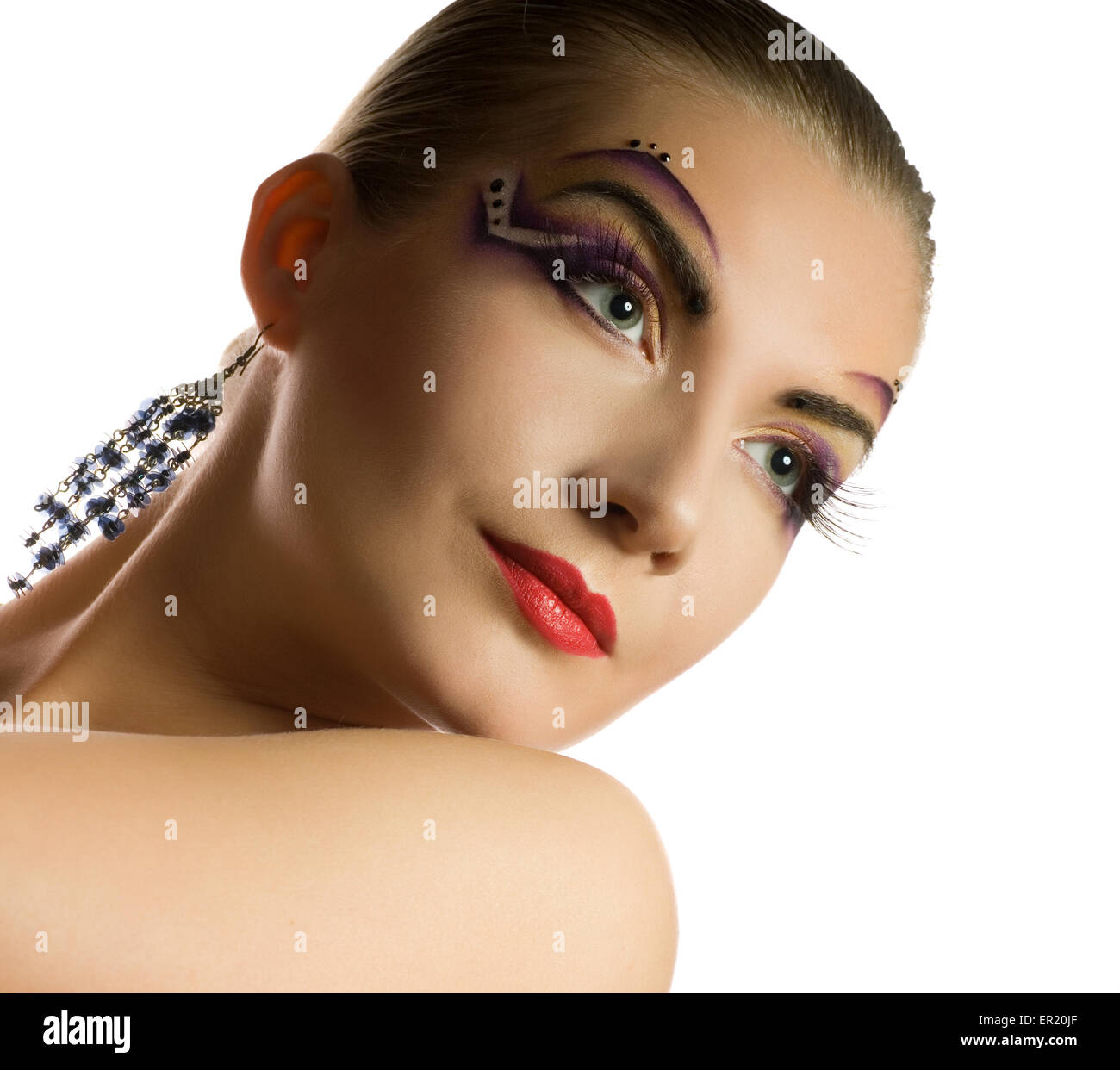 Creative face paint Stock Photo - Alamy