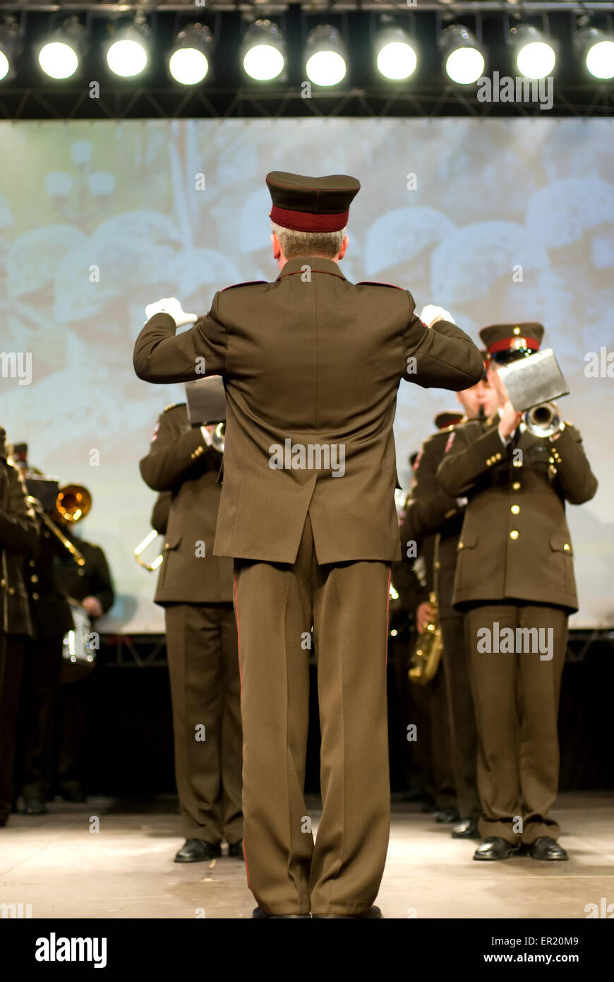 Military bandmaster hi-res stock photography and images - Alamy
