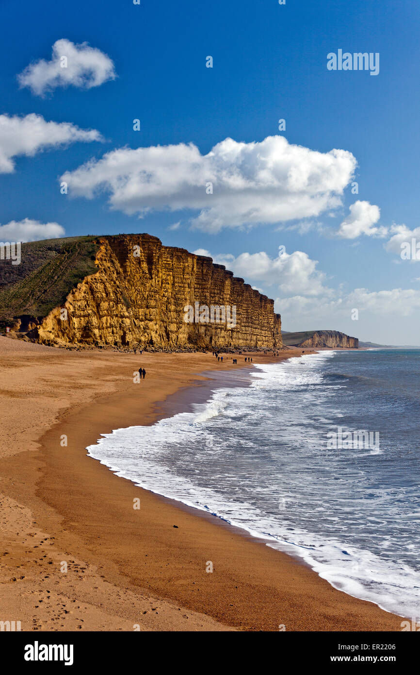 Coast beach cliff england hi-res stock photography and images - Alamy