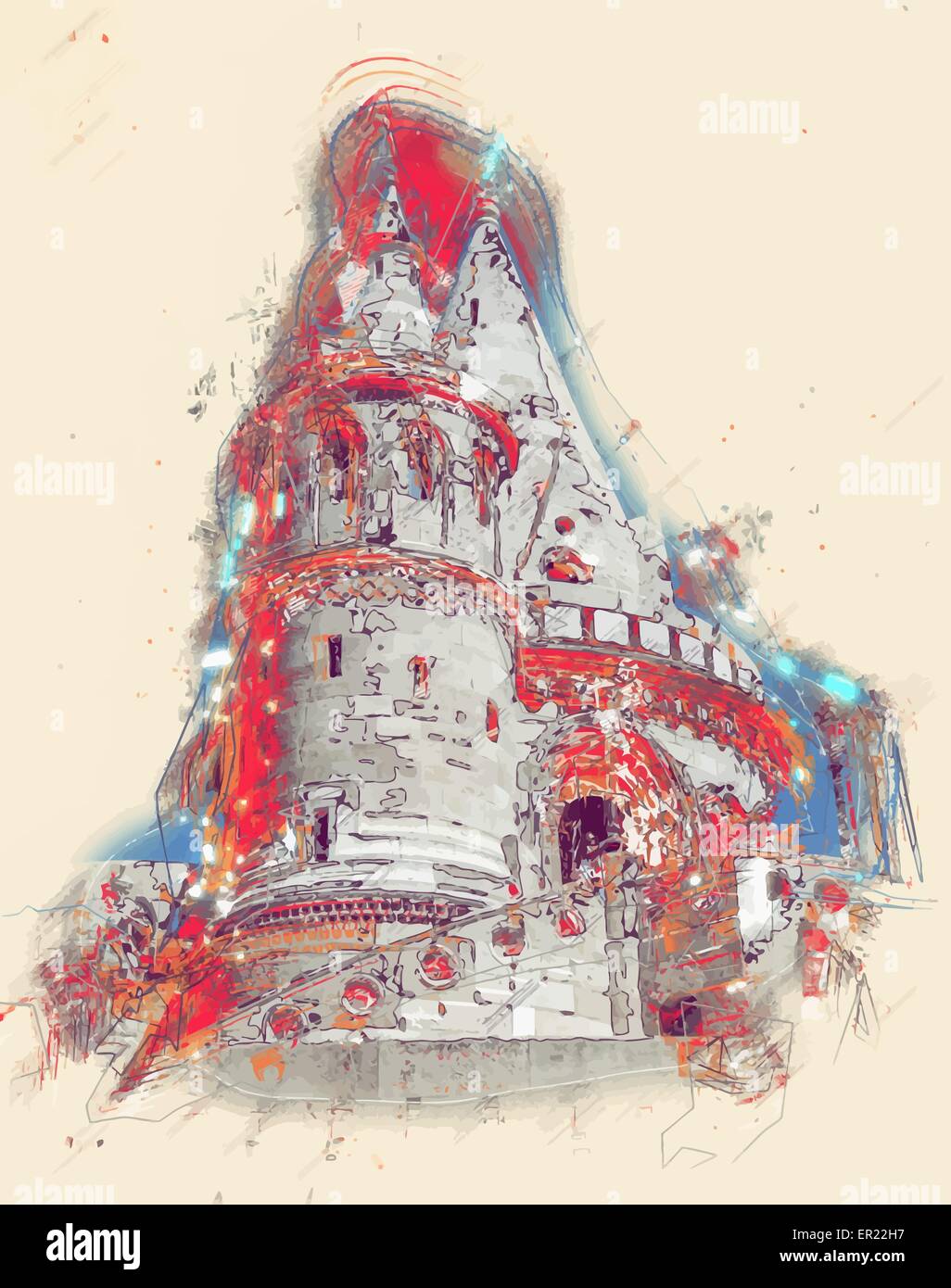 Bastion of europe Stock Vector Images - Alamy