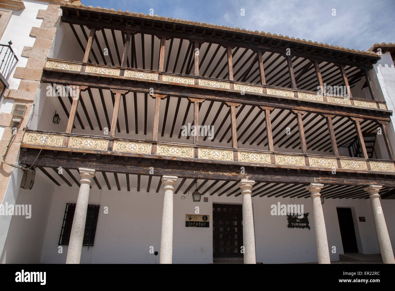Tourist Office, Main Square; Plaza Mayor; Tembleque; Castilla La Mancha ...