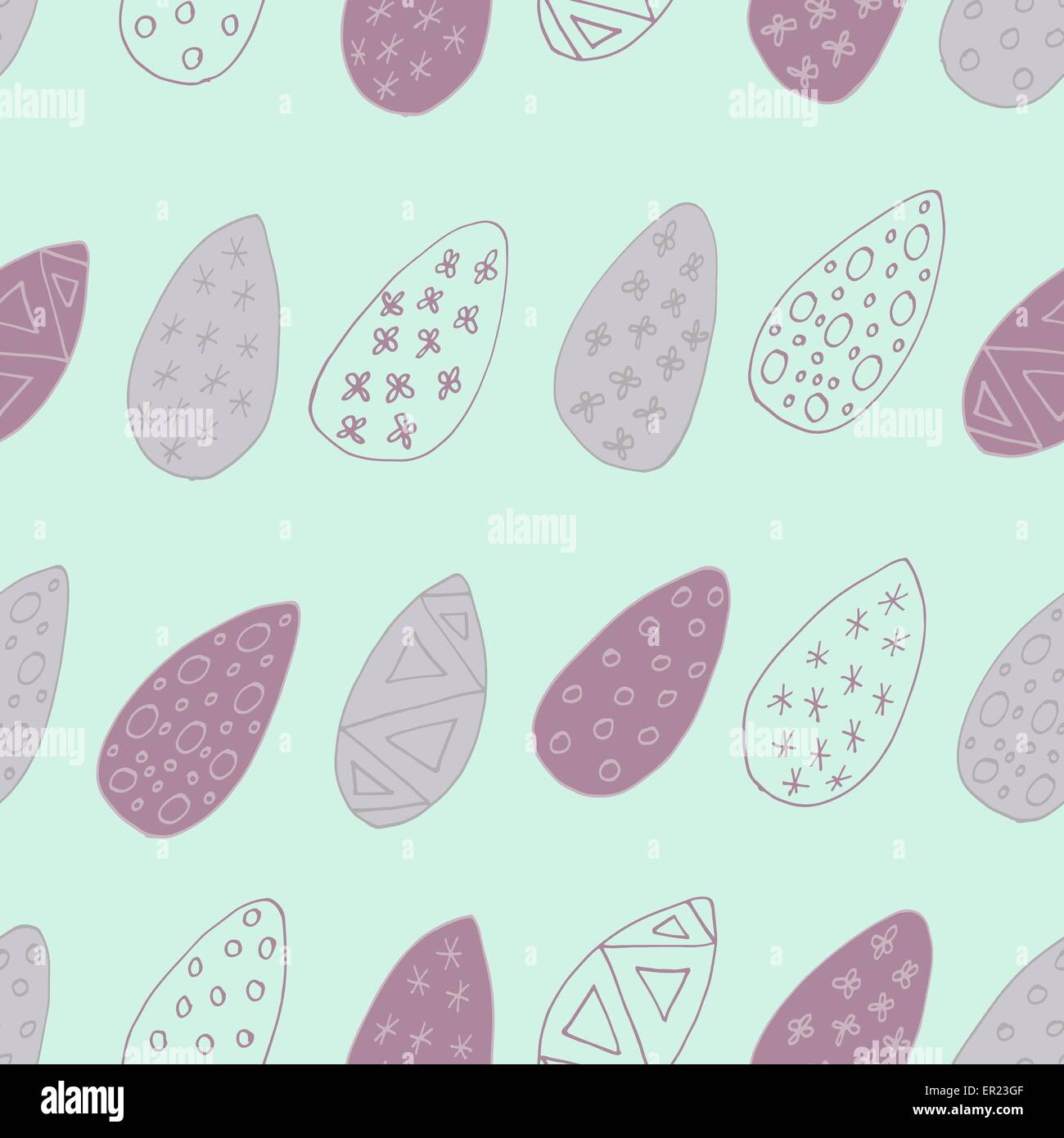 Hand painted tile picture Stock Vector Images - Alamy