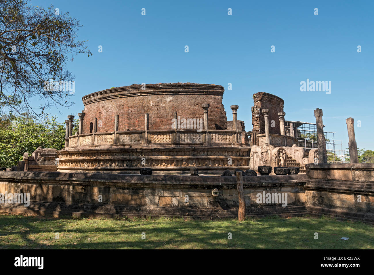 Vatadage (Circular Relic House), Sacred Quadrangle, Polonnaruwa, Sri ...
