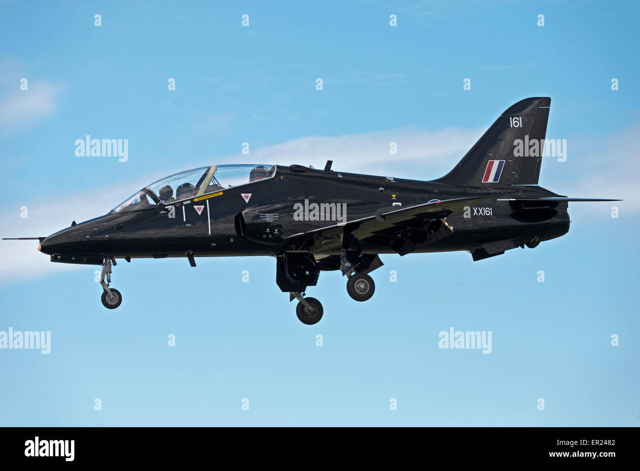 XX161 T1 Hawk fast jet Raf Valley Anglesey North Wales Uk arrival landing Stock Photo - Alamy
