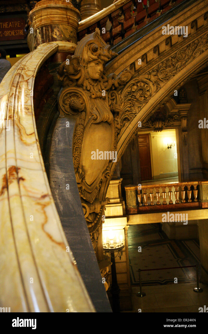 Interior of Palais Garnier Paris Opera House Stock Photo - Alamy