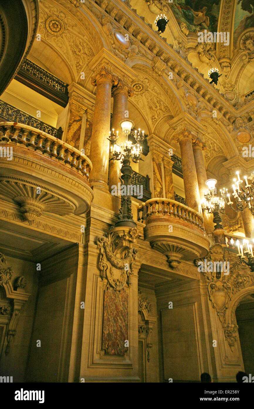 Interior of Palais Garnier Paris Opera House Stock Photo - Alamy