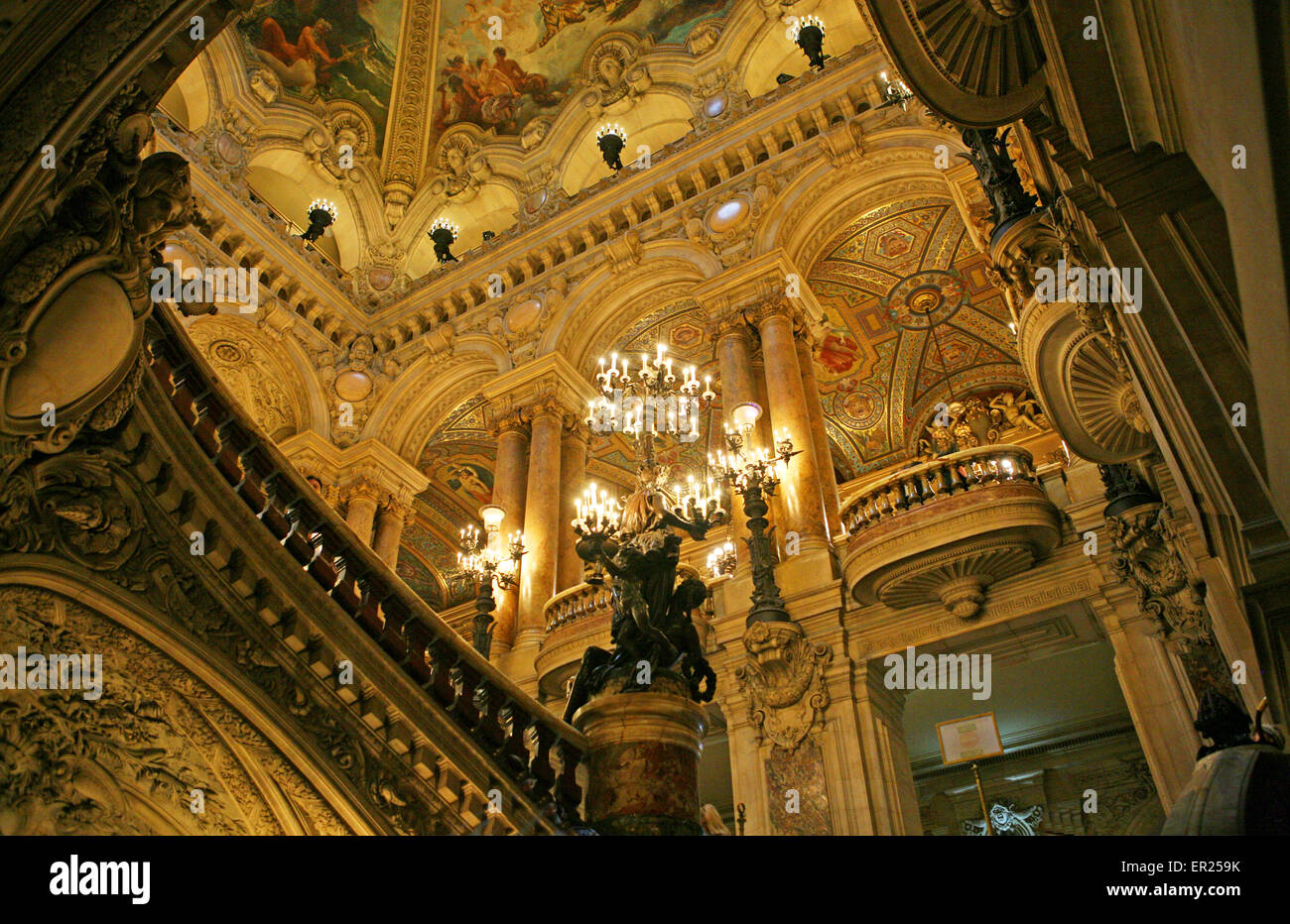 Interior of Palais Garnier Paris Opera House Stock Photo - Alamy