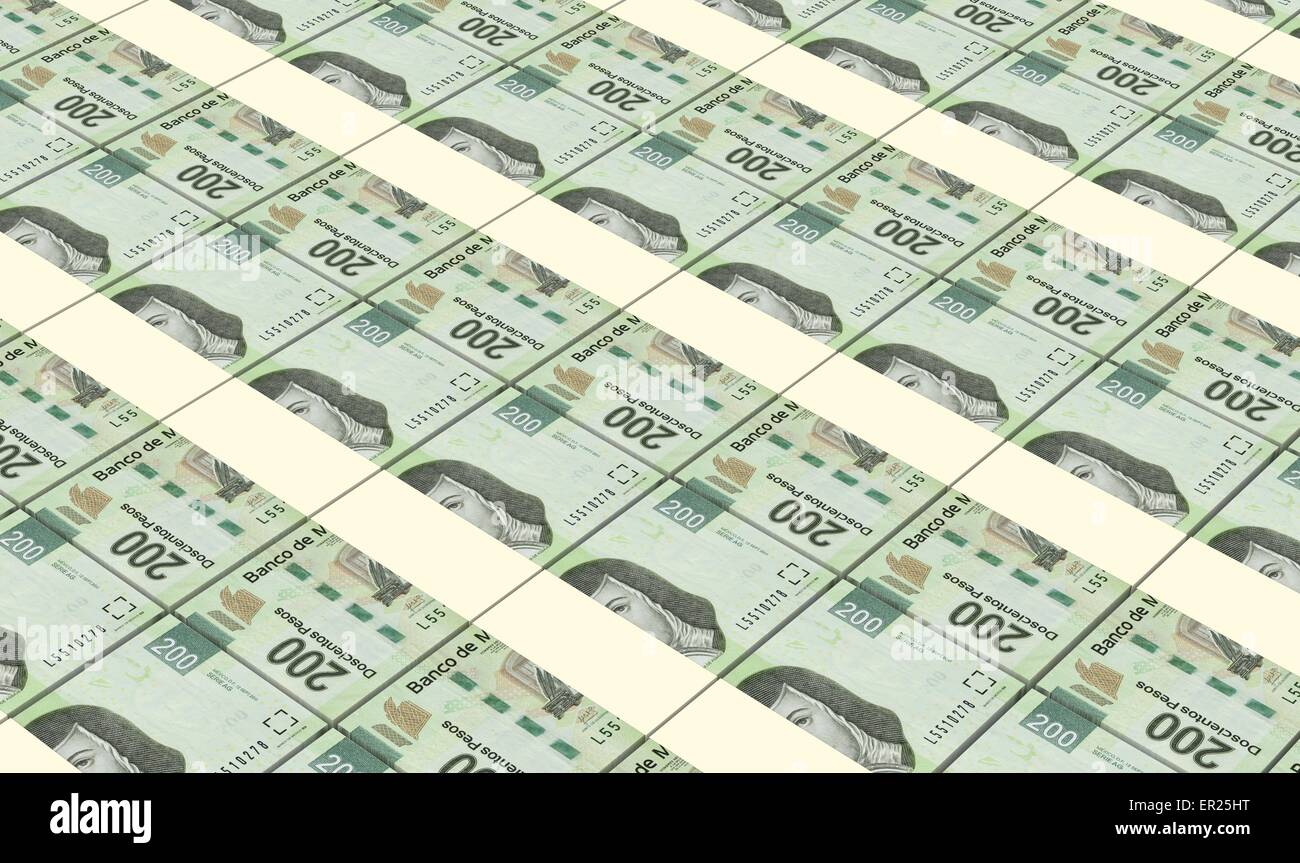 Mexican pesos stack hi-res stock photography and images - Alamy