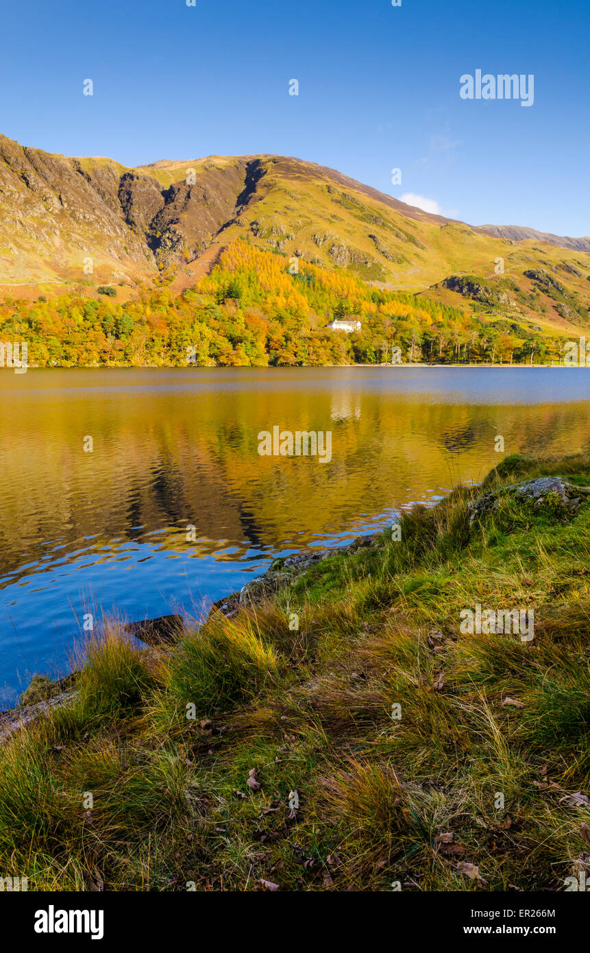 Buttermere lake and Robinson Fell. Lake District, Cumbria, England ...