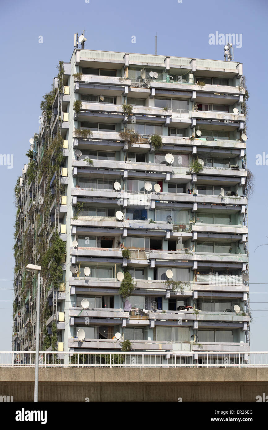 DEU, Germany, Cologne, high-rise building in the district Nippes ...
