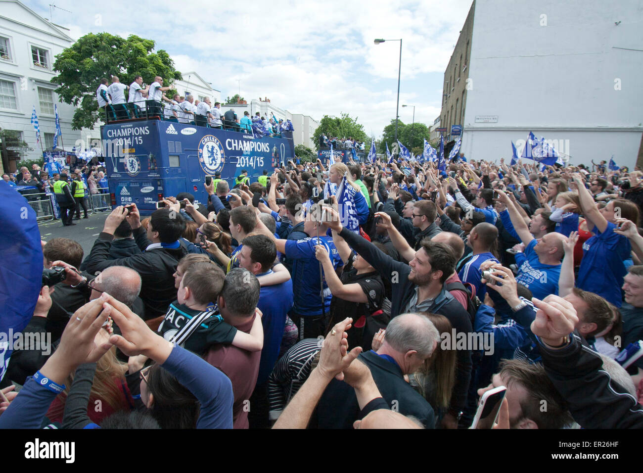 Chelsea Trophy Parade High Resolution Stock Photography and Images - Alamy