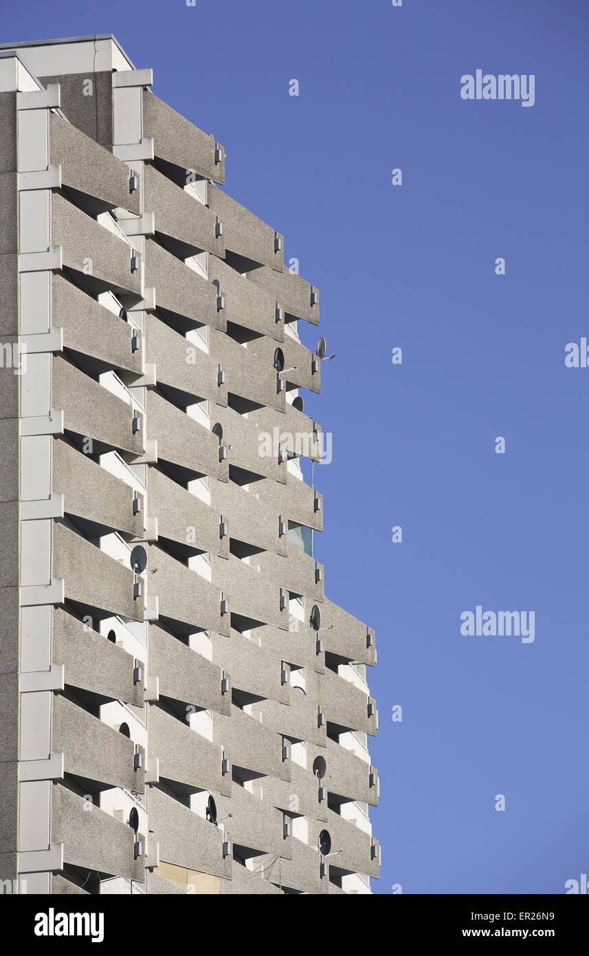 DEU, Germany, Cologne, high-rise buildings in the district Chorweiler ...