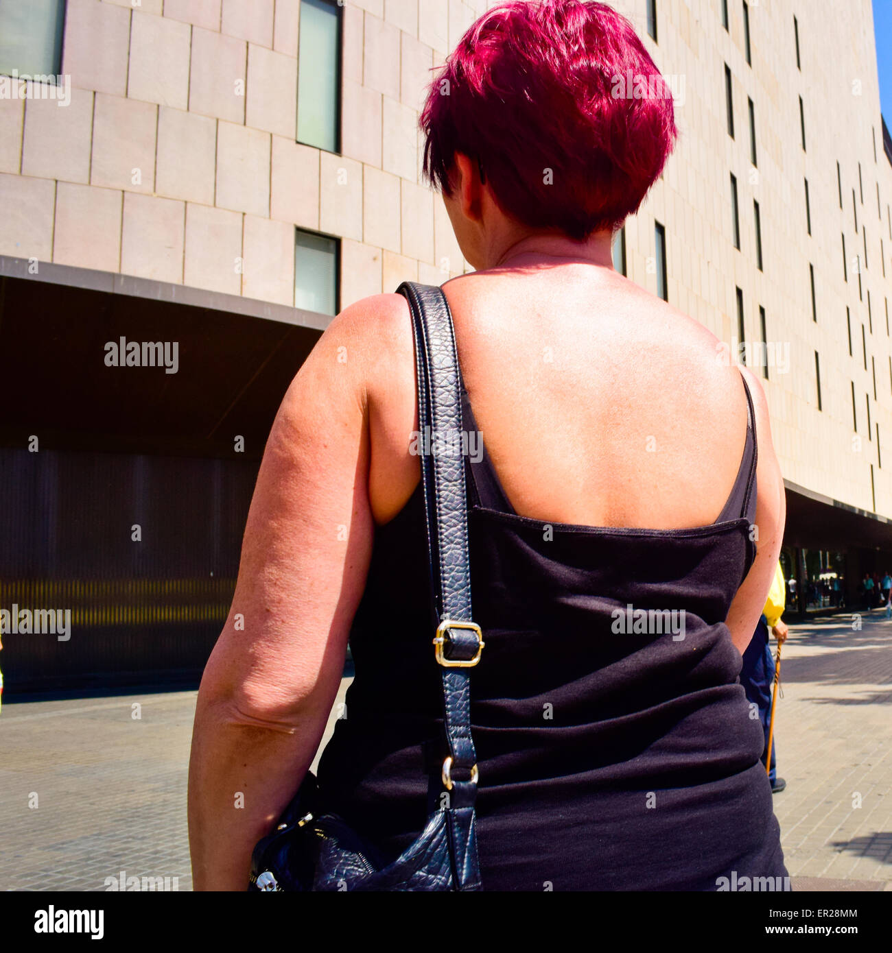 Back fat woman hi-res stock photography and images - Alamy