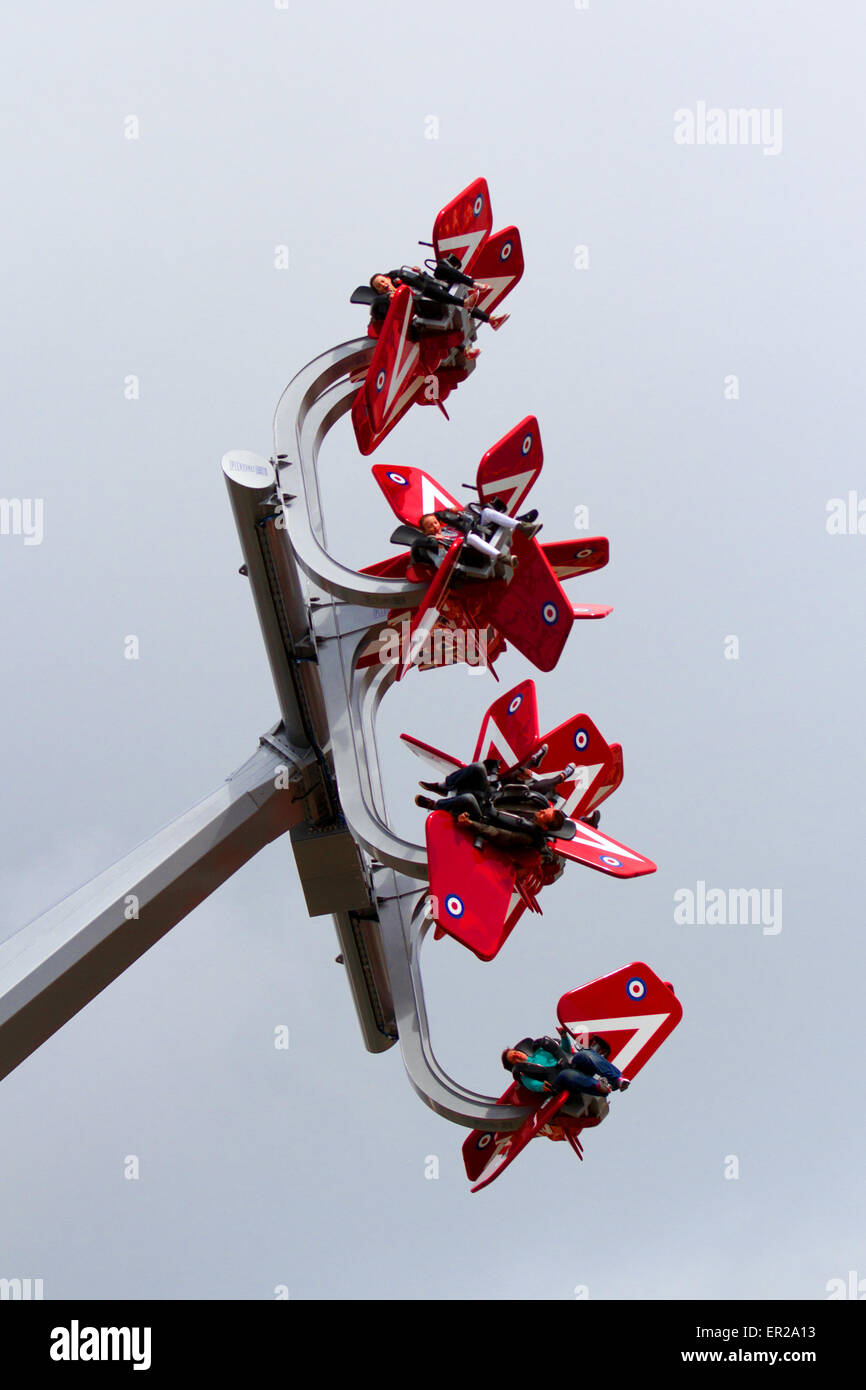 Red Arrow Sky Force Opens Blackpool Pleasure beach amusement Park ...