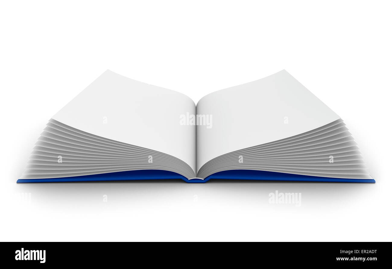3D rendering of the open book Stock Photo - Alamy