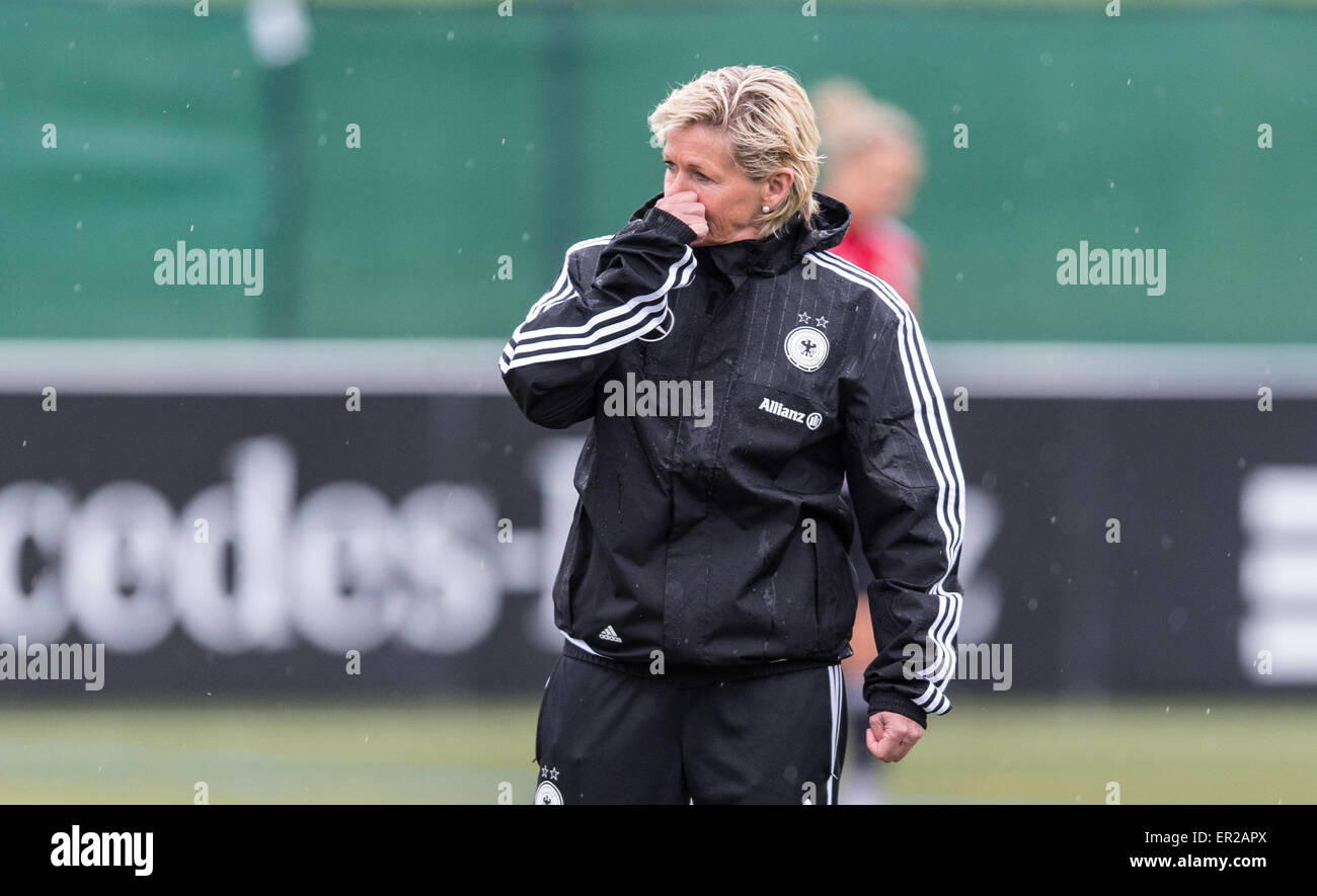 Silvia Neid, head coach of Germany's women's national soccer team ...