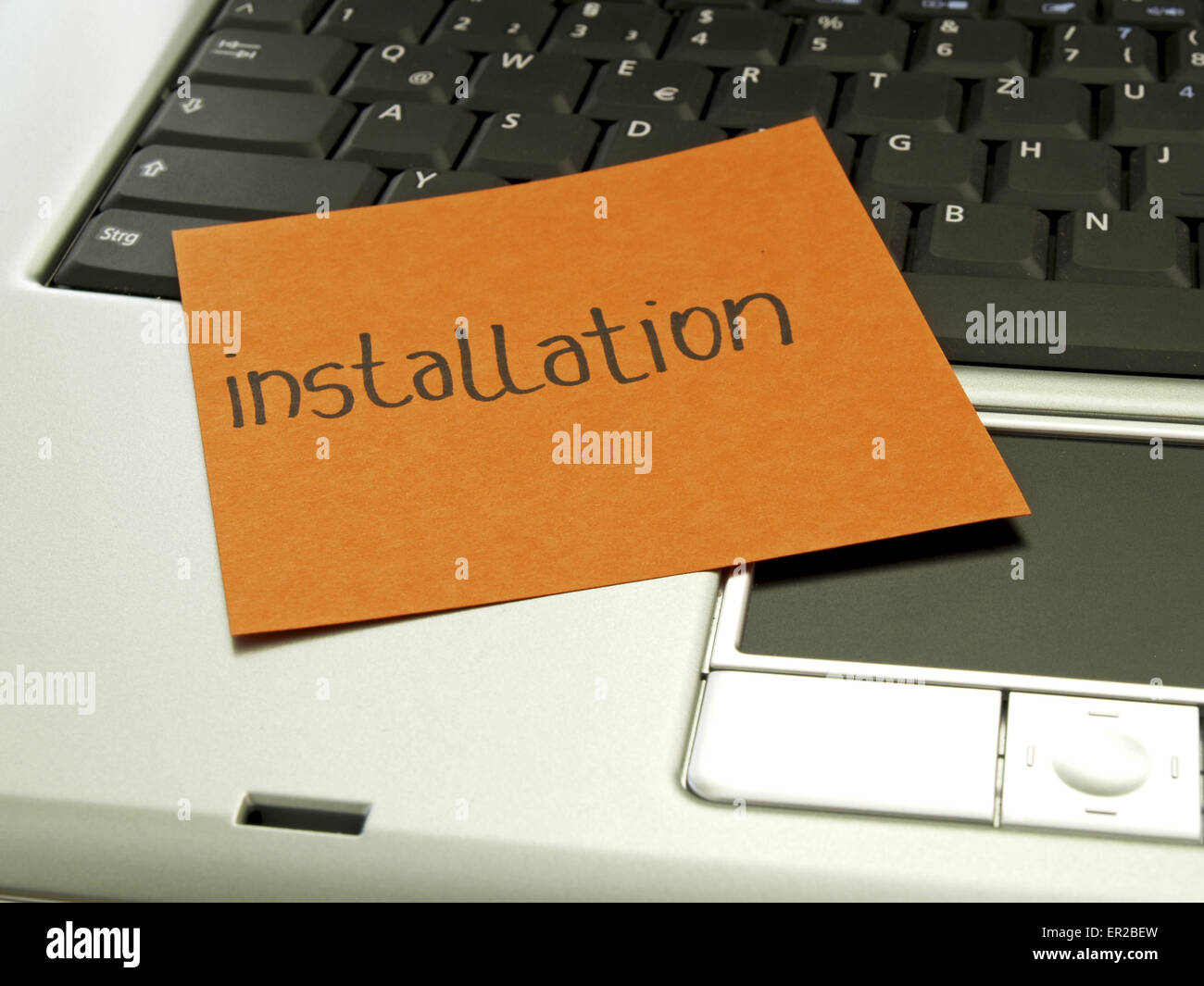 Notice of installation hi-res stock photography and images - Alamy