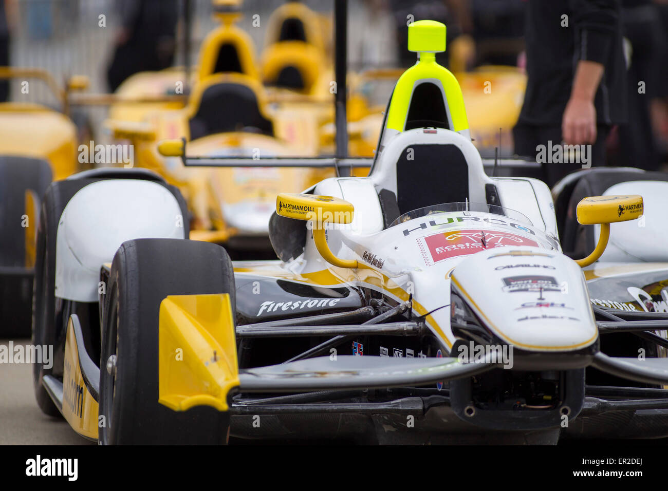 May 24, 2015: Indianapolis, IN - A view of the cars lined up for ...